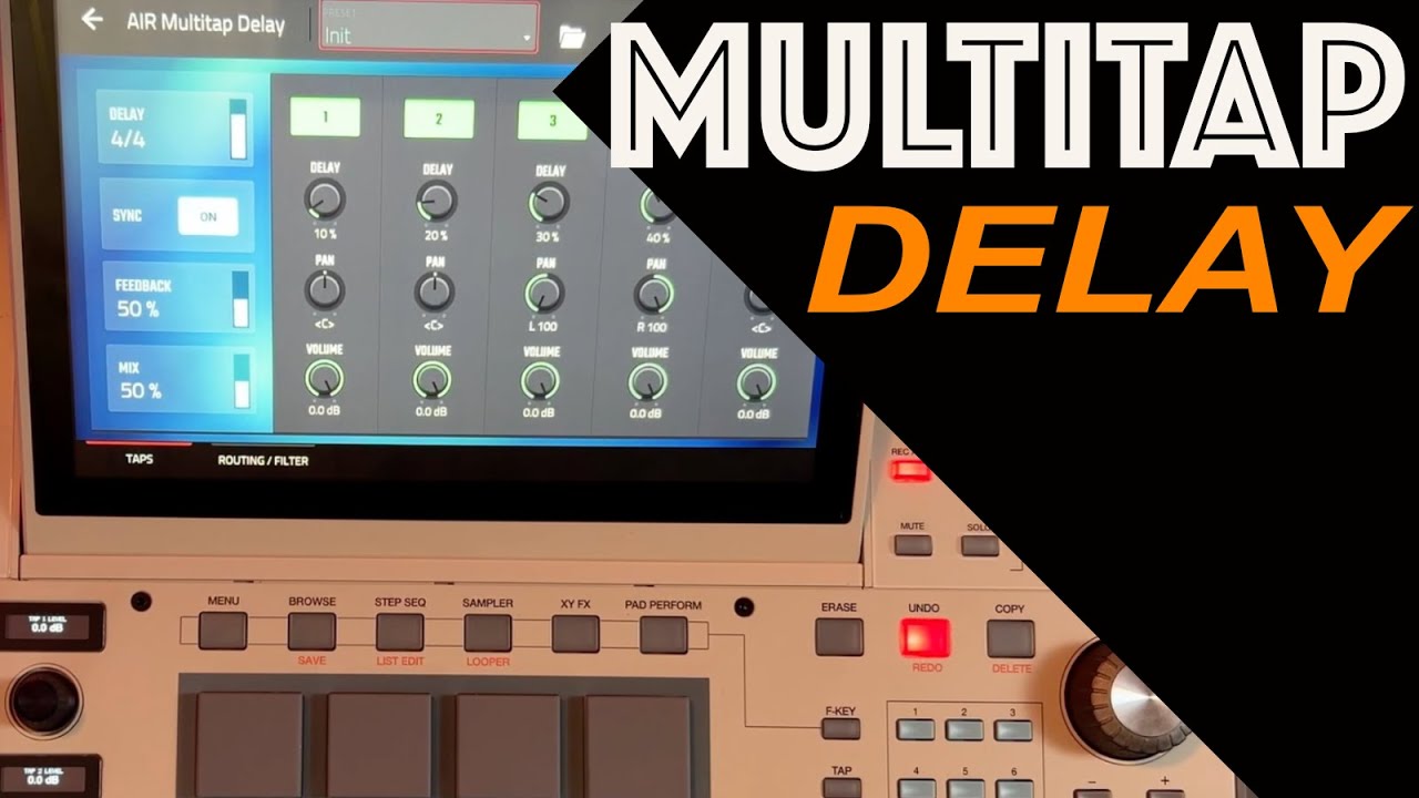 How To Use Multitap Delay Effect - YouTube