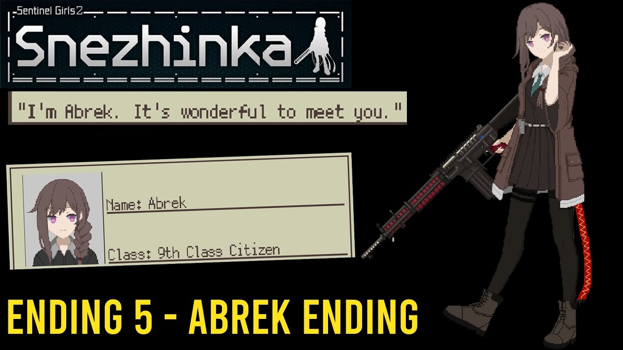 [Snezhinka: Sentinel Girls 2] Ending 5 - Abrek Ending All Dialogue ...