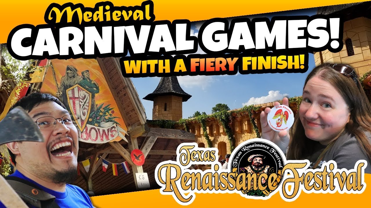 Medieval Showdown with a FIERY Finish! Playing Games at the Texas ...