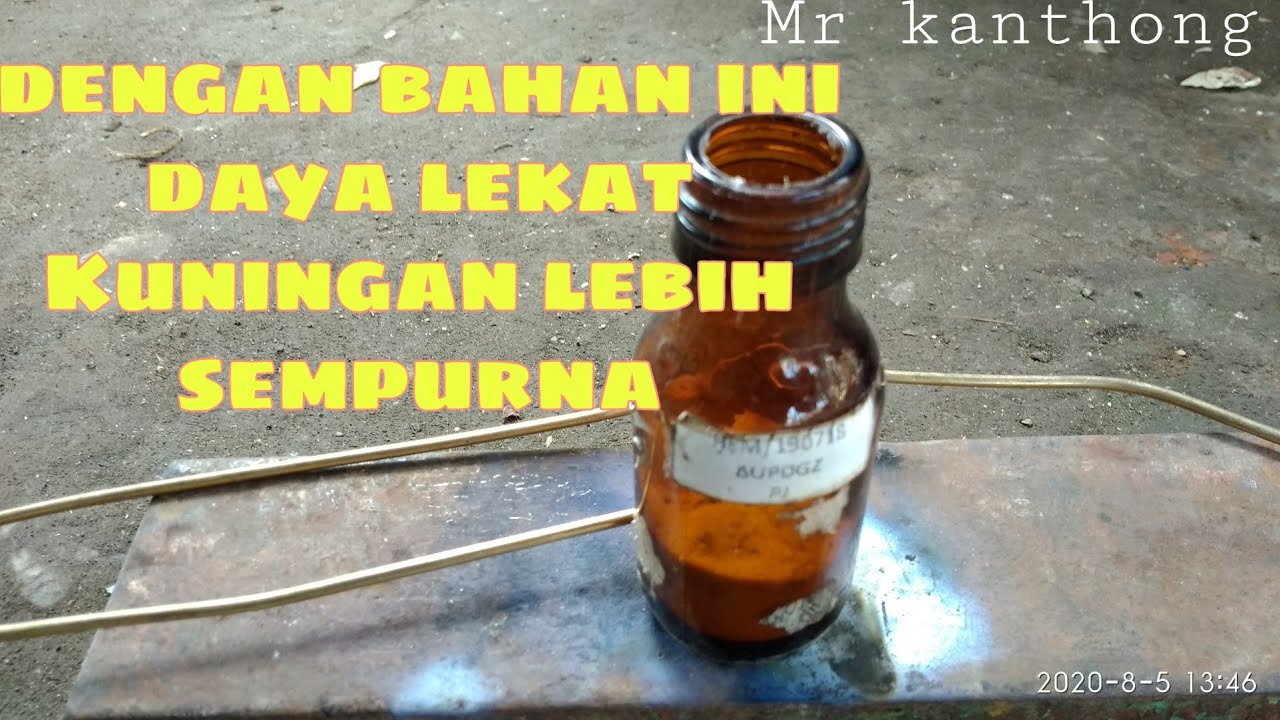 Trik las Kuningan mengunakan borax. - YouTube