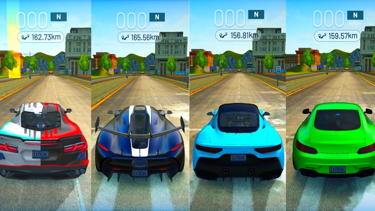 Drive Multiple Cars In Extreme Car Racing Too Much Fun - YouTube