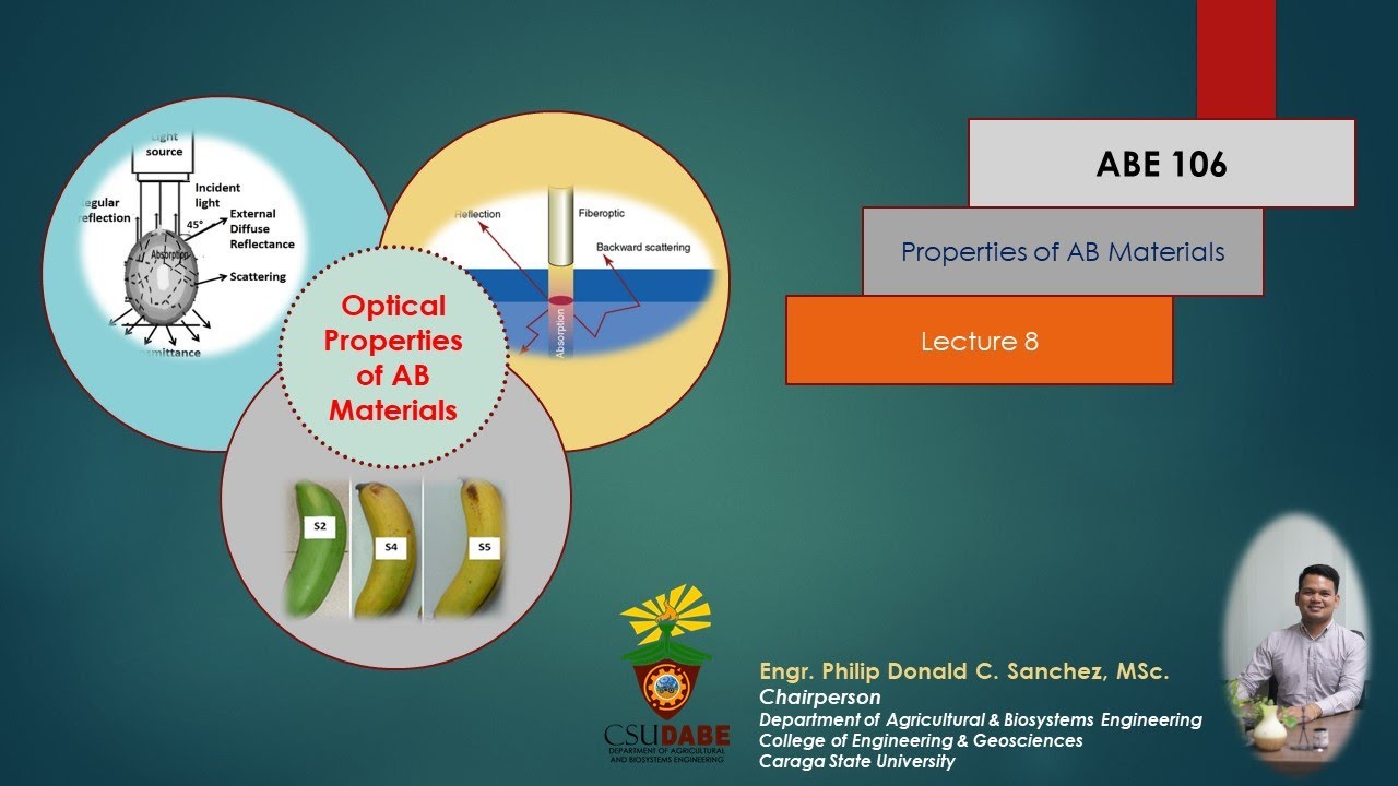 ABE 106 (Properties of AB Materials)- Lecture 8 & 9 - YouTube