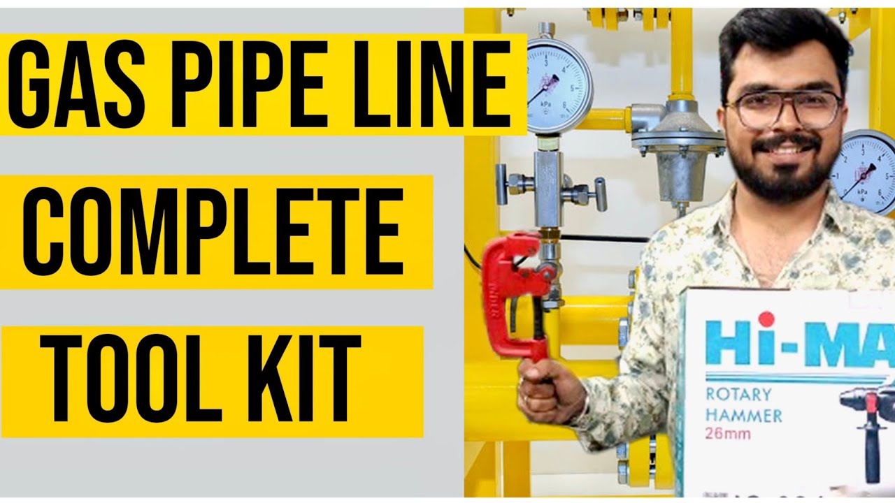 Gas Pipe line Connection Tools kit, full usage, information and price [HINDI] 2023 - YouTube