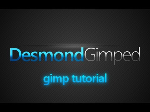 gimp | shiny polished text effect tutorial - no photoshop - YouTube