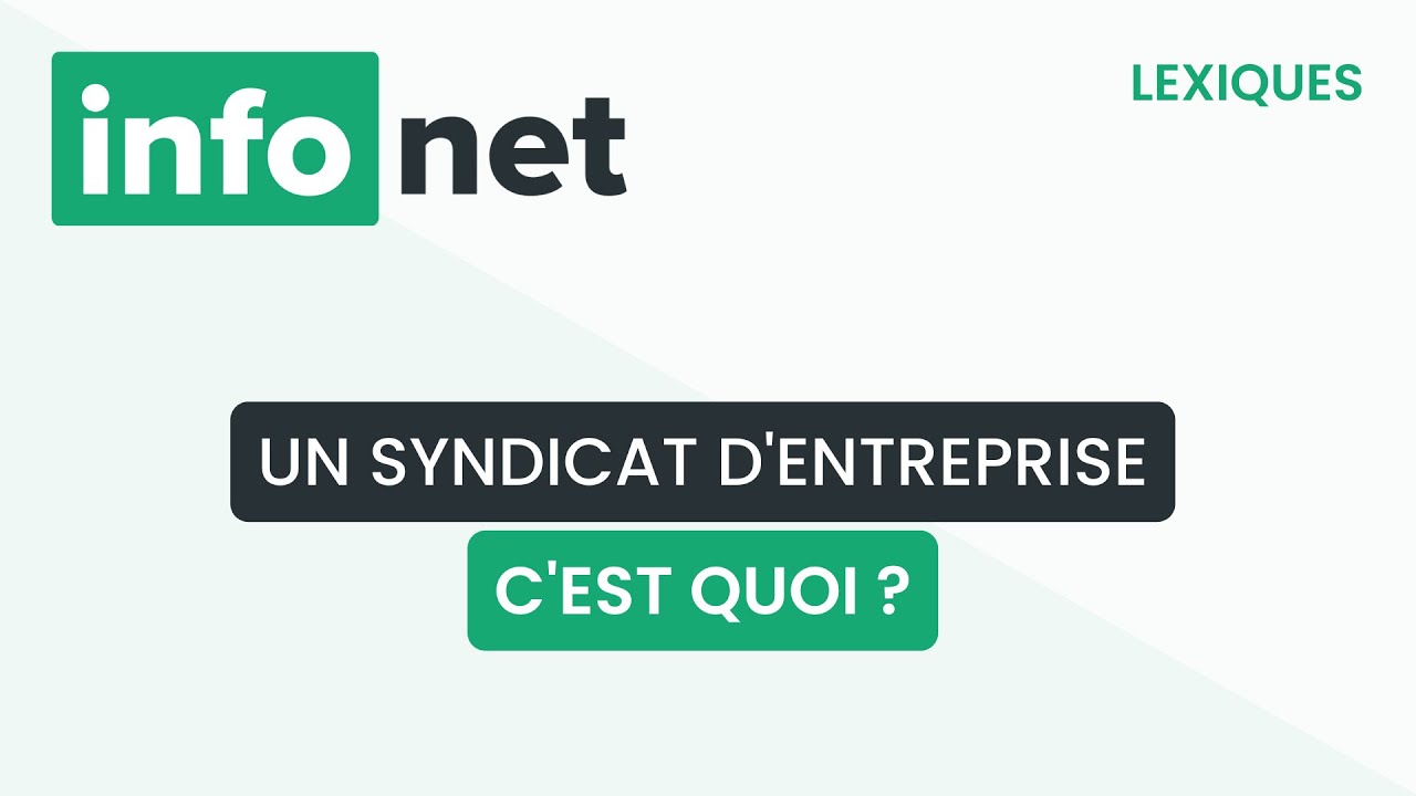 Un syndicat d'entreprise, c'est quoi ? (définition, aide, lexique, tuto ...