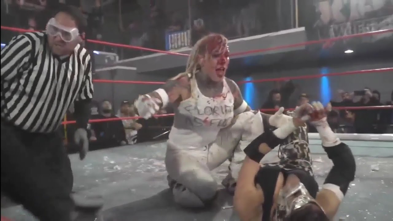 Ludark Shaitan (c) vs. Becky Hate vs. Chelsea Durden vs. Lindsay Snow ...