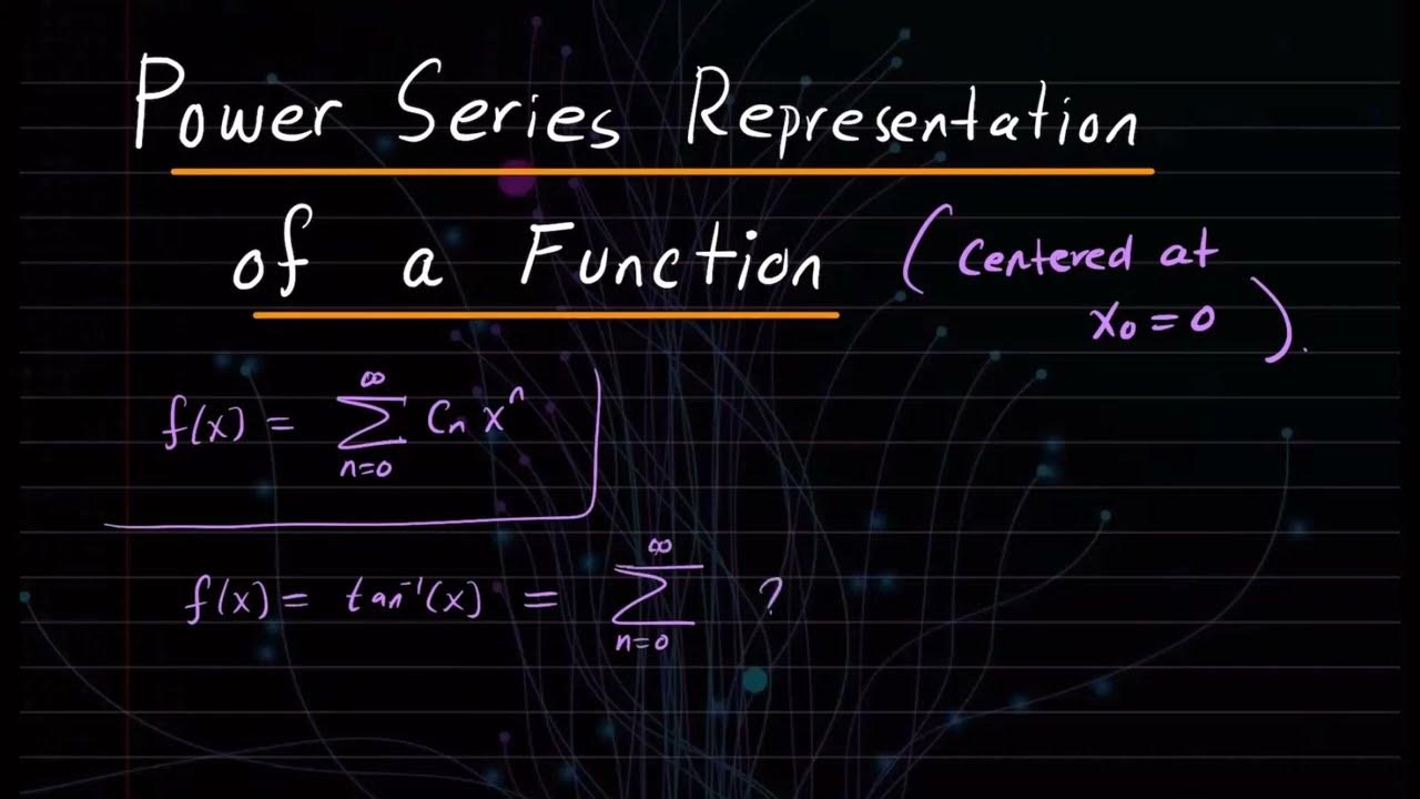 P😊wer Series Representation of a Function | Differentiation and Integration of Power Series ...