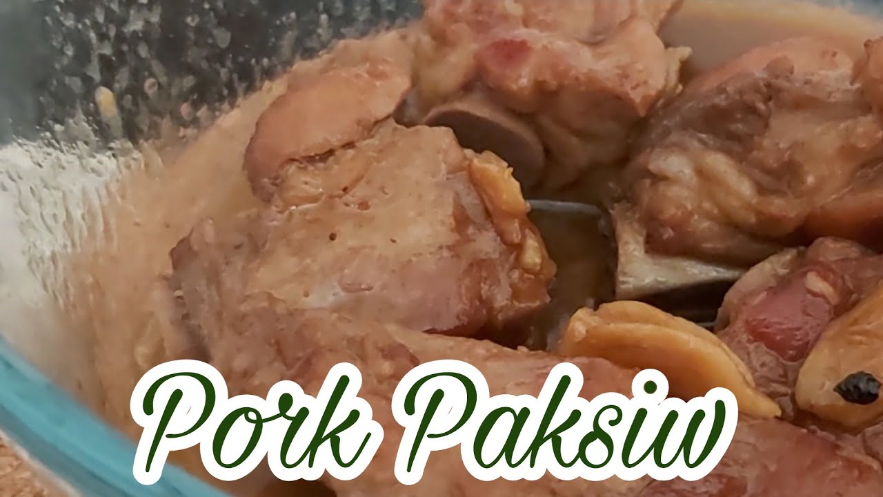 Pork Paksiw Recipe ( Filipino Dish ) - YouTube