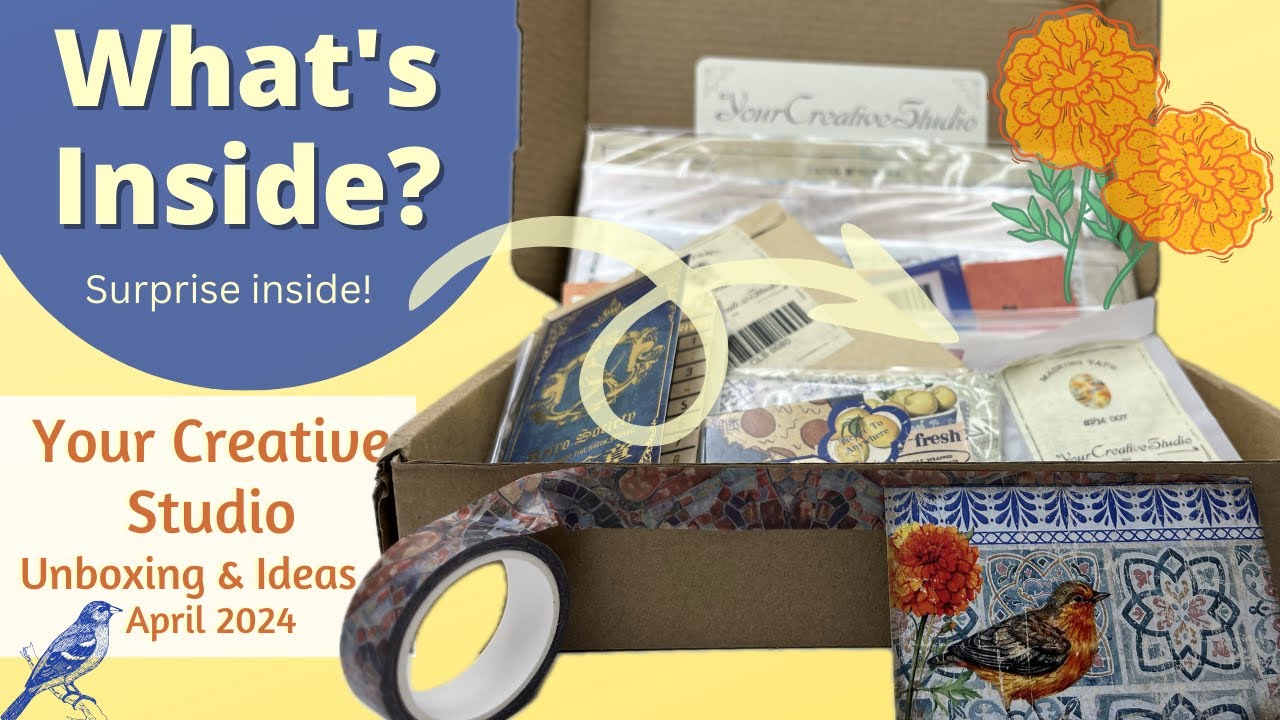 Your Creative Studio Unboxing & Ideas: April 2024 - YouTube