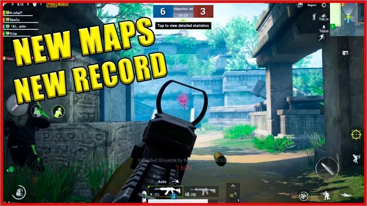 New TDM Map The Ruins PUBG MOBILE Gameplay | 17 KILLS With M762 Team ...