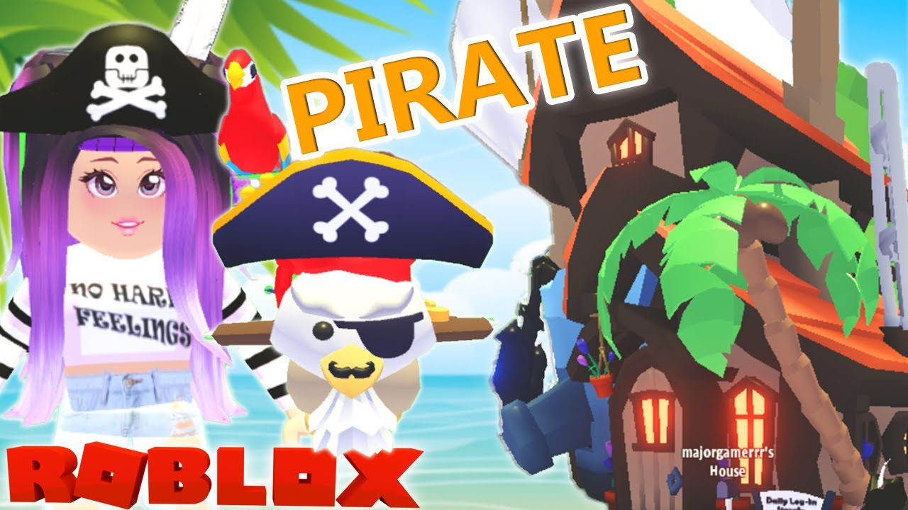 NEW PIRATE HOUSE in ADOPT ME UPDATE ☠ I Spent All My Money ☠ Roblox ...