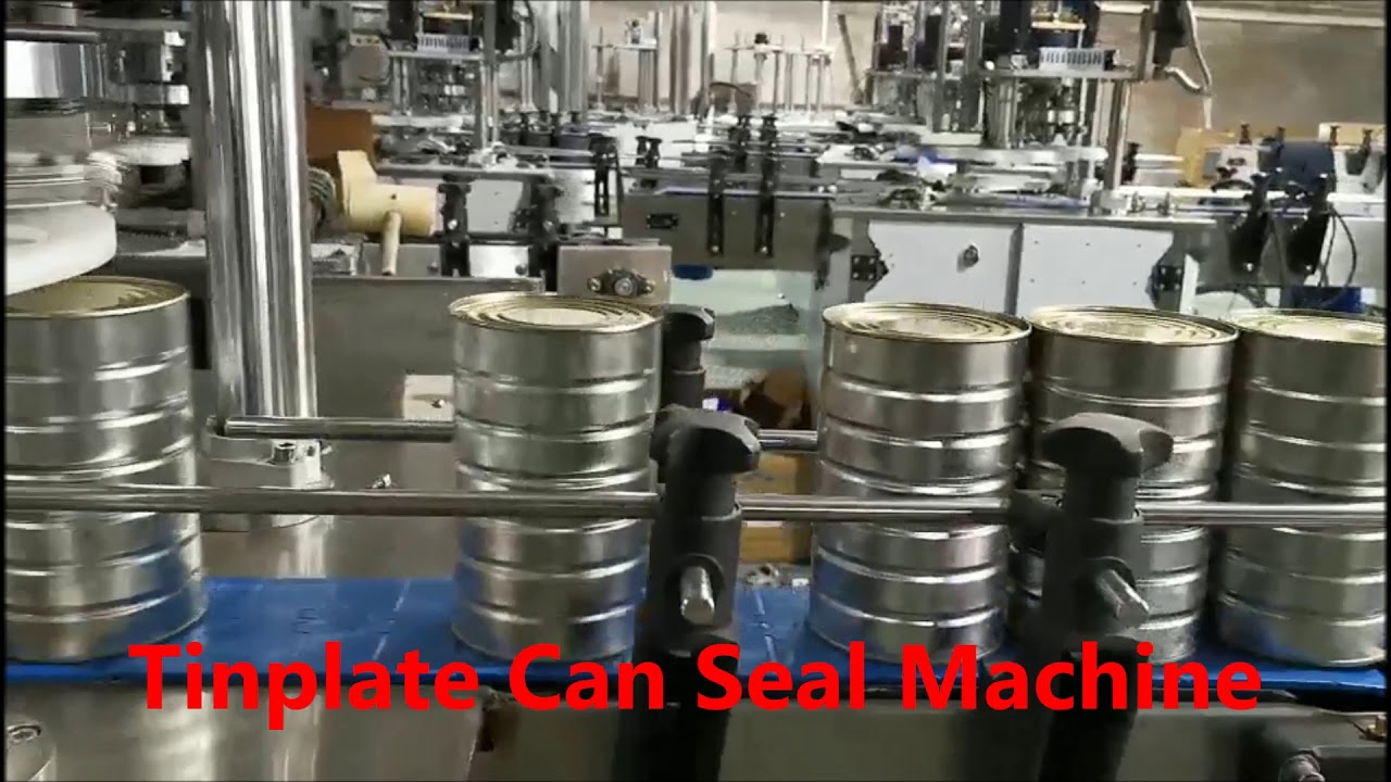 can seal machine for tinplate easy open poptop cans sealer equipment FH ...