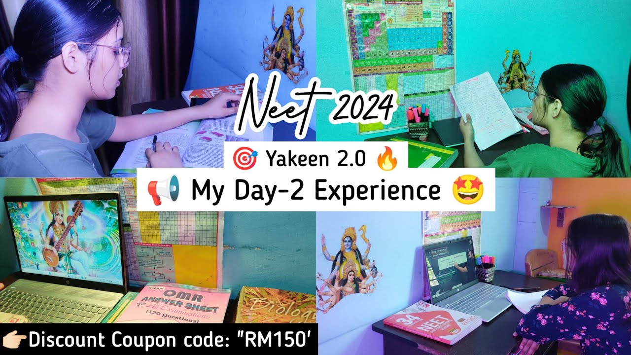 PW Yakeen 2.0 My Day-2 Neet 2024 study vlog A productive day 🤩+🍛 - YouTube