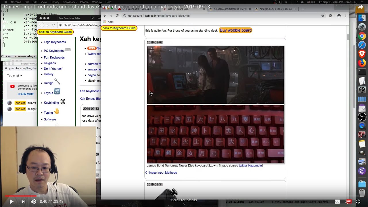 Chinese input methods, understand JavaScript object in depth, in a math style. 2019-09-13 - YouTube