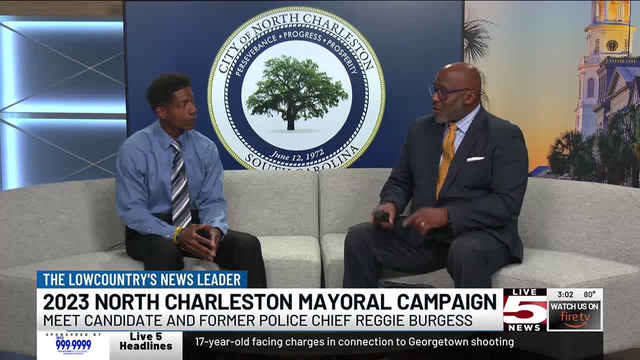 VIDEO: Fmr. police chief Reggie Burgess talks N. Charleston mayoral ...