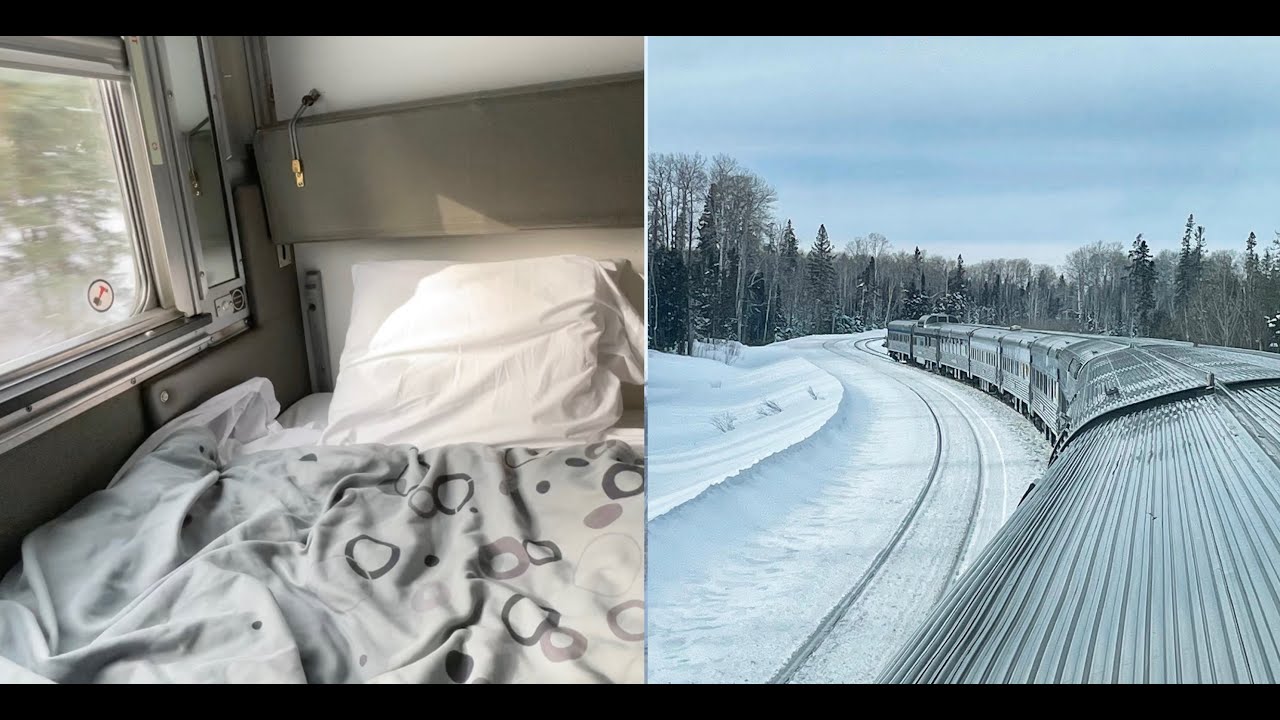 40 Hour Canadian Winter Train Journey Sleeper Class VIA RAIL The ...