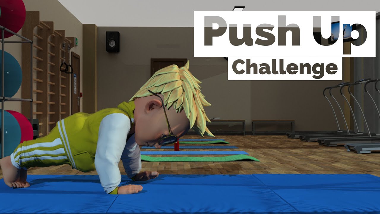 Kids 25 Push Up Fitness Challenge - YouTube