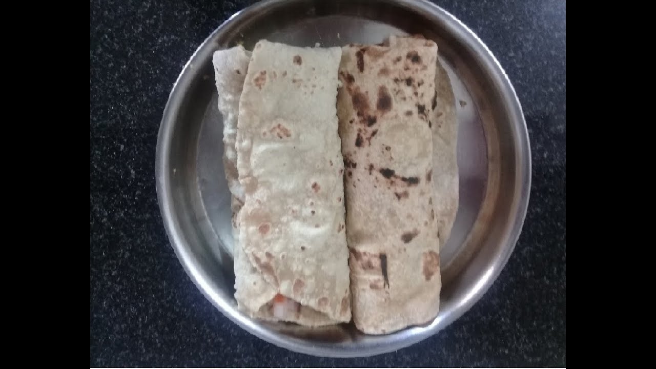 Easy Chapati roll - YouTube