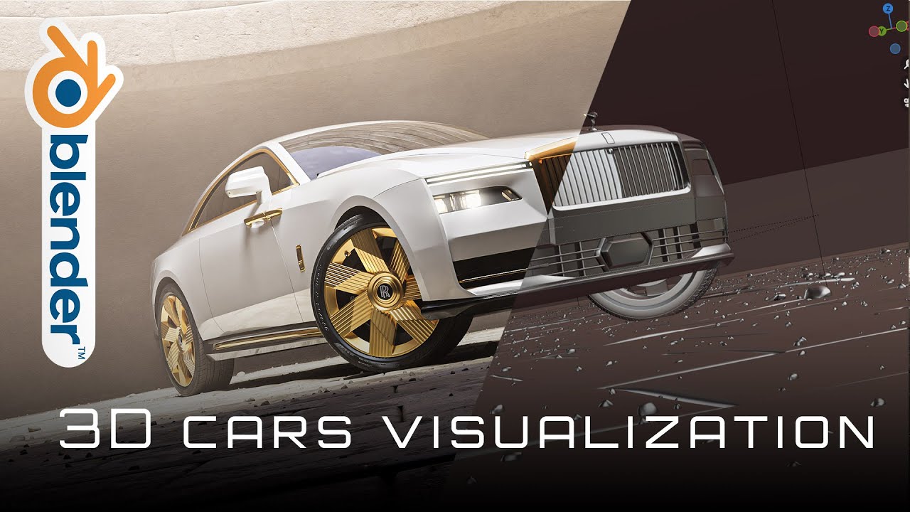 Create stunning 3D cars visualization in Blender - YouTube