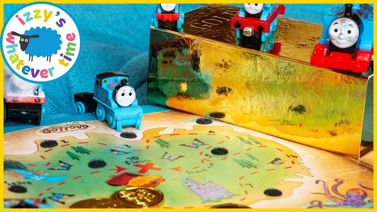 Thomas and Friends TREASURE HUNT! Five Year Old Hunts for Hidden ...