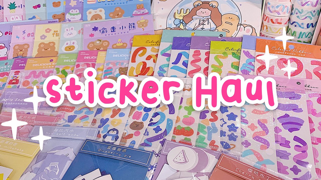 Borong sticker murah!! Huge Stationery Haul #34 Lazada Ramadan Sale ...