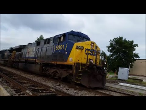 [CSX] 5001 Diversity in Motion AC60CW Leads U306-06 Coal Train Through Fayetteville NC - YouTube