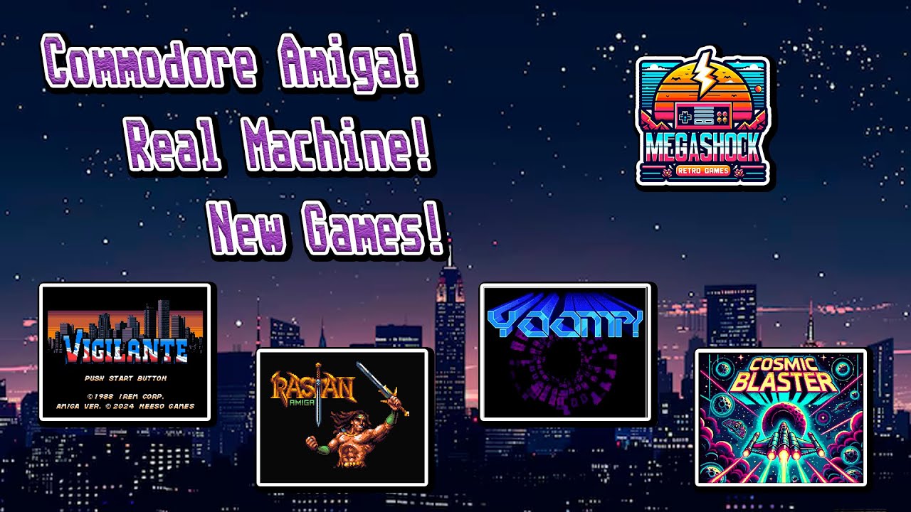 New Games On Amiga Real Machine!!! (Amiga 600 with Pistorm!) - YouTube