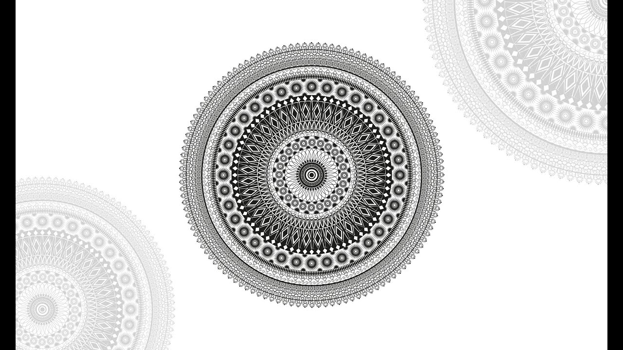 How to create Mandala Art using Adobe Illustrator | Mandala Design ...