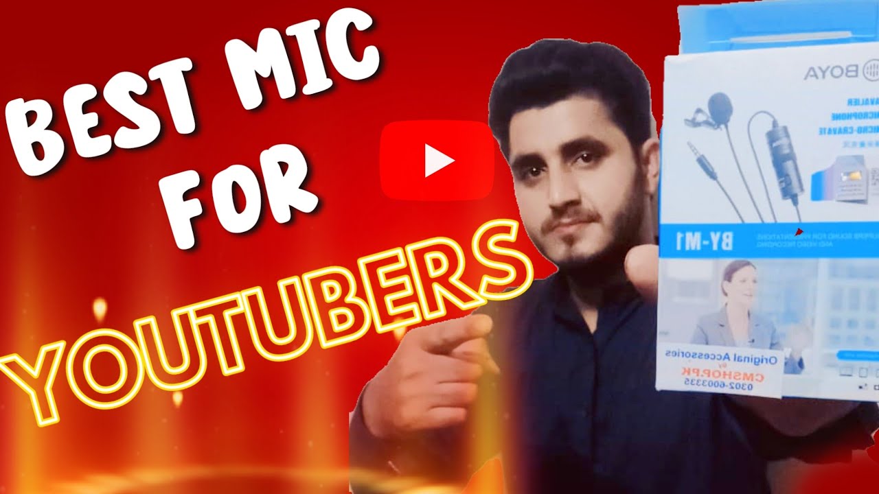 Best budget mic for YouTubers Mic l use best audio l Boya BYM1 mic ...