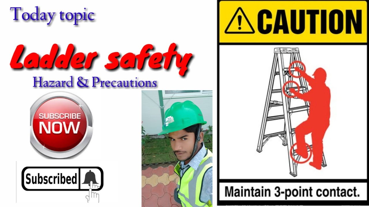 Ladder Safety Hazard Precautions YouTube ladder-safety-hazard-precautions-youtube