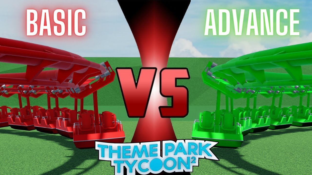 Theme Park Tycoon 2 Roblox - Basic editor VS Advanced editor (Suspended ...