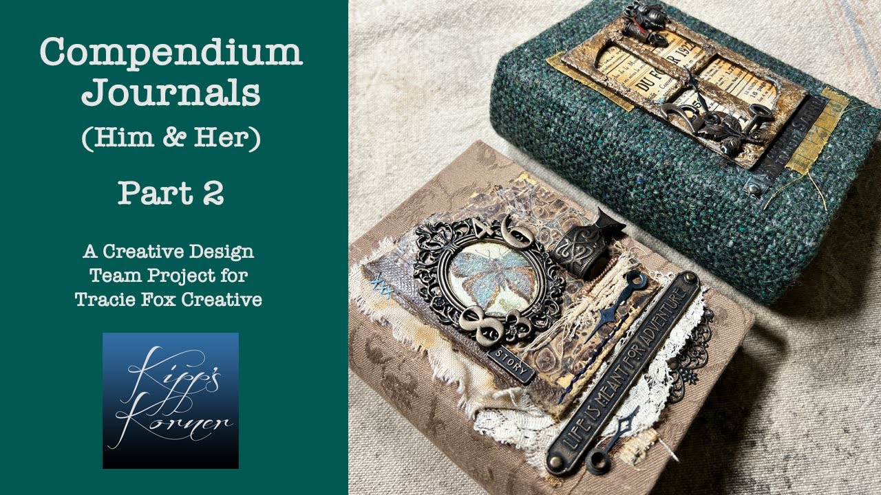 Compendium Journals | Finishing the Covers | CDT Project for Tracie Fox ...