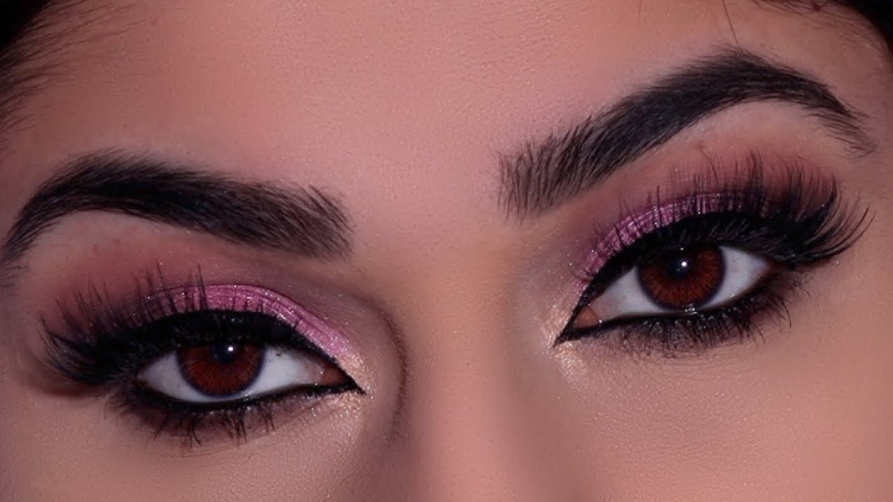 Arabic Pink Cut Crease Makeup Look | Saubhaya Makeup