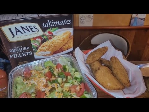 JANE'S CHICKEN FILLETS + GARDEN SALAD 🥗 🐔 #SUBSCRIBE #FOODIE #MUKBANGS ...