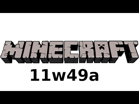 Minecraft snapshot 11w49a - YouTube