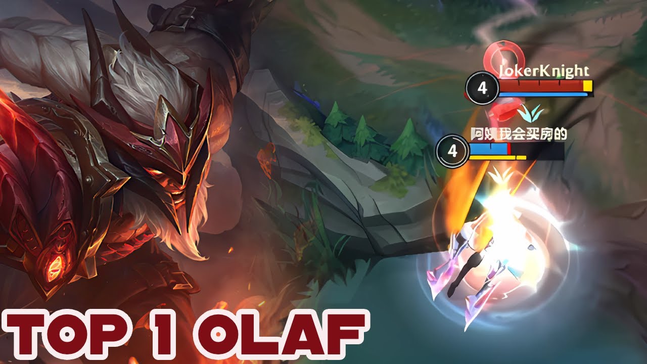 Wild Rift Olaf - Top 1 Olaf Gameplay Rank Grandmaster SEASON 15 - YouTube
