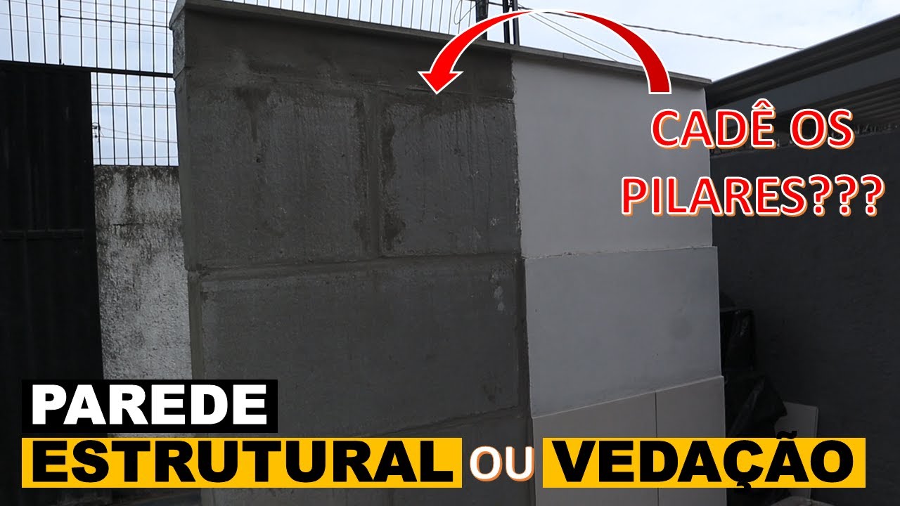 A grande diferença entre paredes estruturais e de vedação. - YouTube