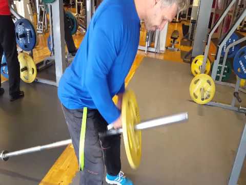 Stående rodd med skivstång - YouTube