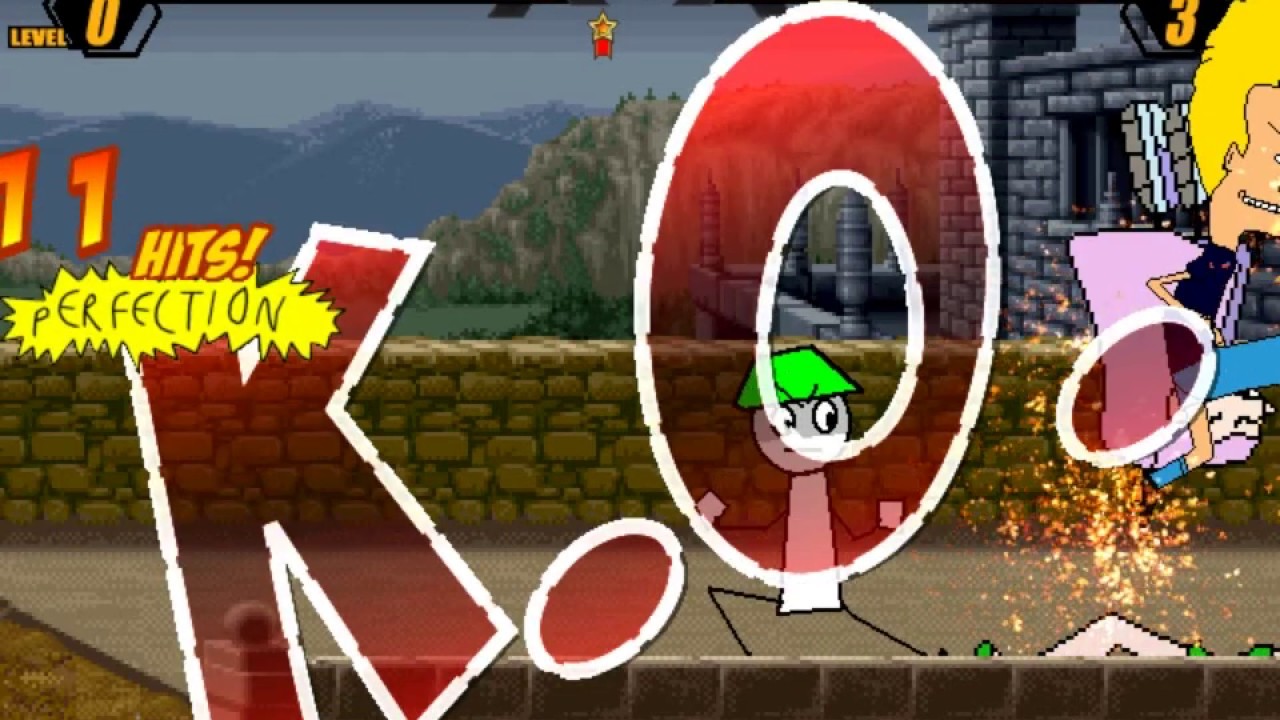 mugen kung fu fiunn and beavis vs panty and numbuh 3 - YouTube