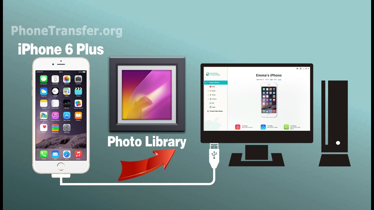 TunesGo Retro How To Transfer Photo Library From IPhone 6 Plus To Computer Without ITunes tunesgo-retro-how-to-transfer-photo-library-from-iphone-6-plus-to-computer-without-itunes