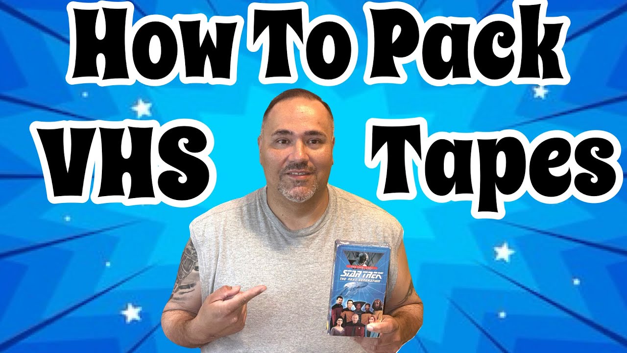 Packing VHS Tapes That Sold On Ebay - Step By Step Guide - YouTube