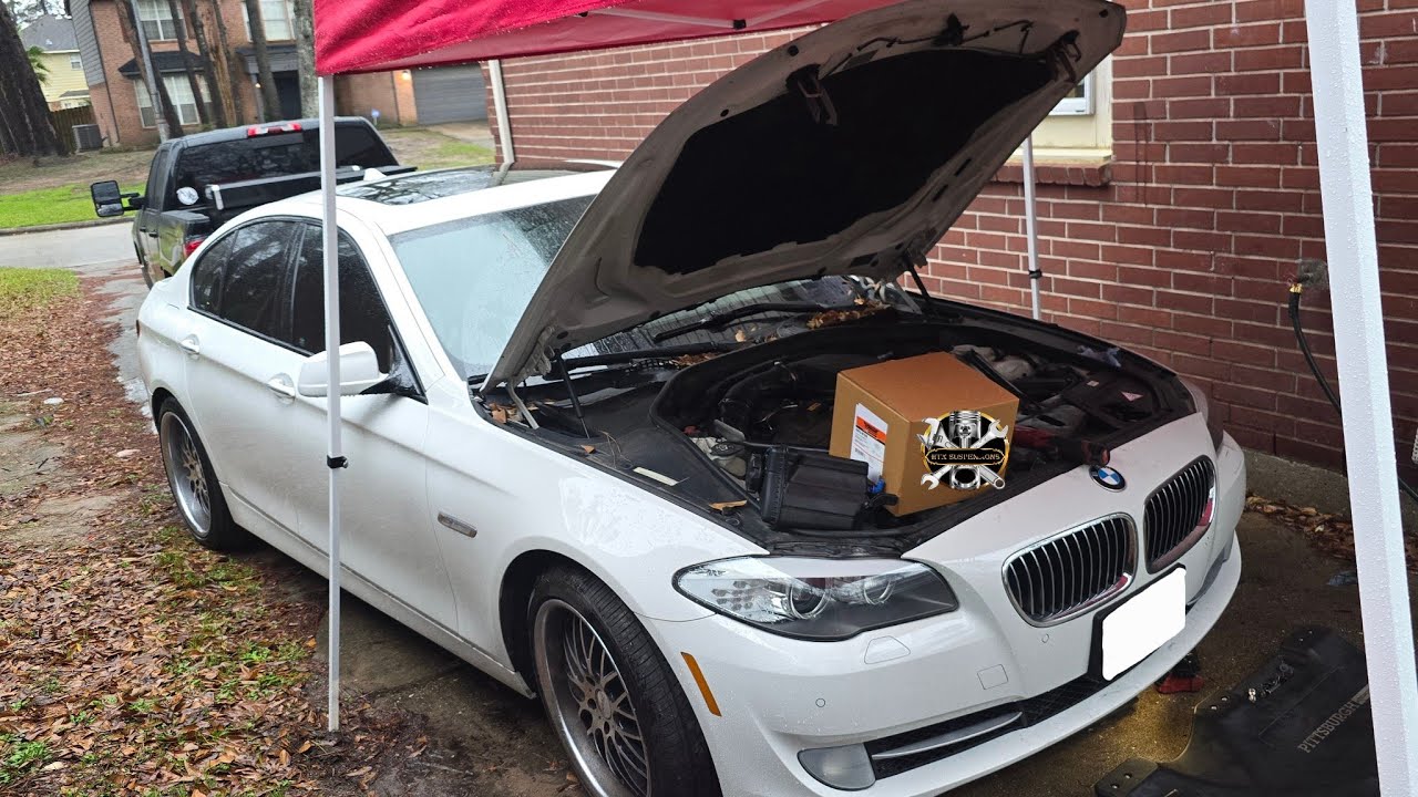 2010-2017 BMW 535i Coolant Reservoir Replacement | How To Replace ...