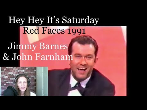 Hey Hey It's Saturday Red Faces John Farnham & Jimmy Barnes Reaction ...