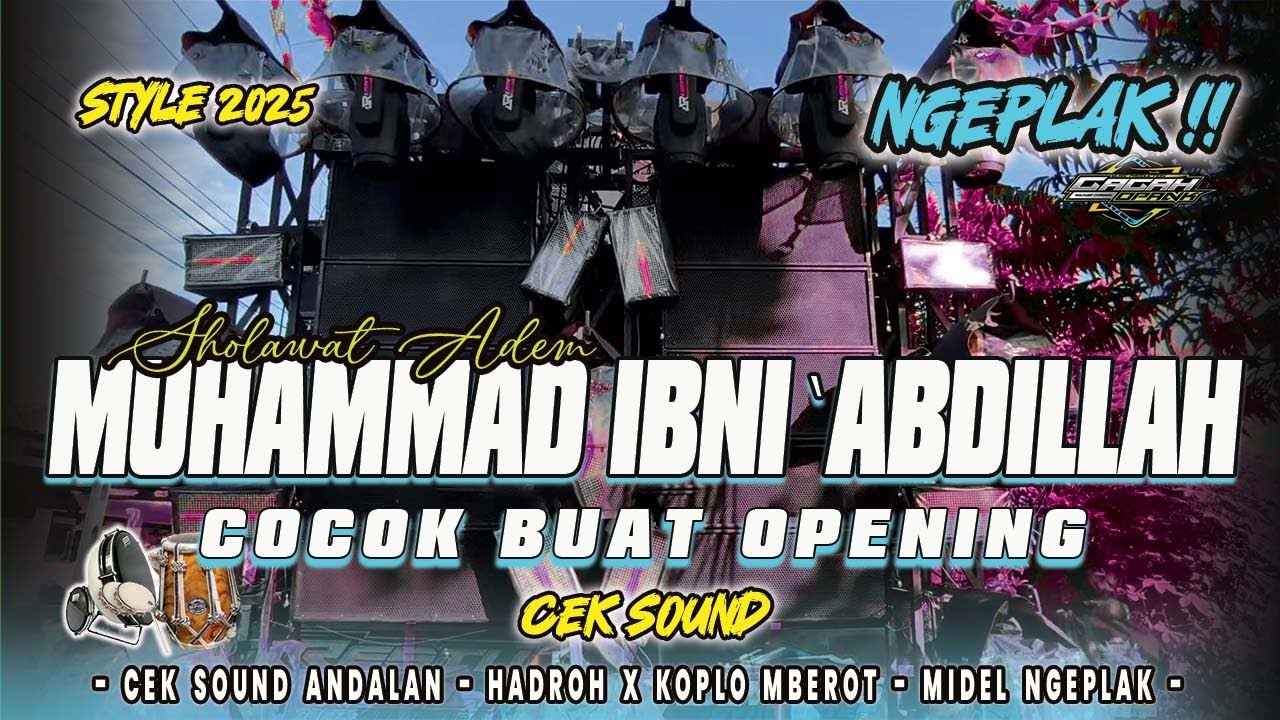 HADROH FULL BASS SHOLAWAT ADEM BIKIN KETAGIHAN COCOK UNTUK HAJATAN ...