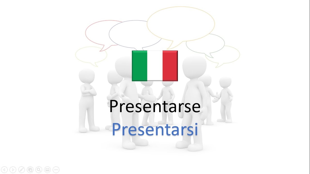 Presentarse en italiano - Presentarsi in italiano - YouTube