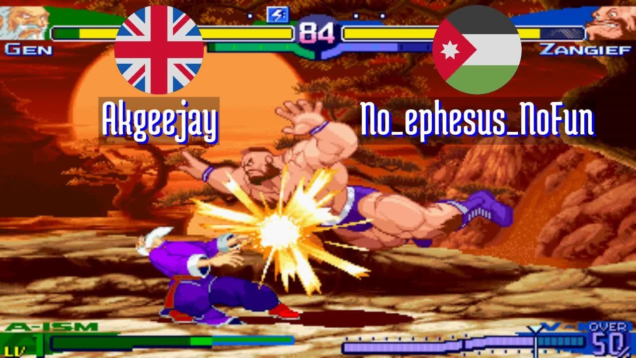FT5 @sfa3: Akgeejay (GB) vs No_ephesus_NoFun (JO) [Street Fighter Alpha 3 Fightcade] Dec 26 ...