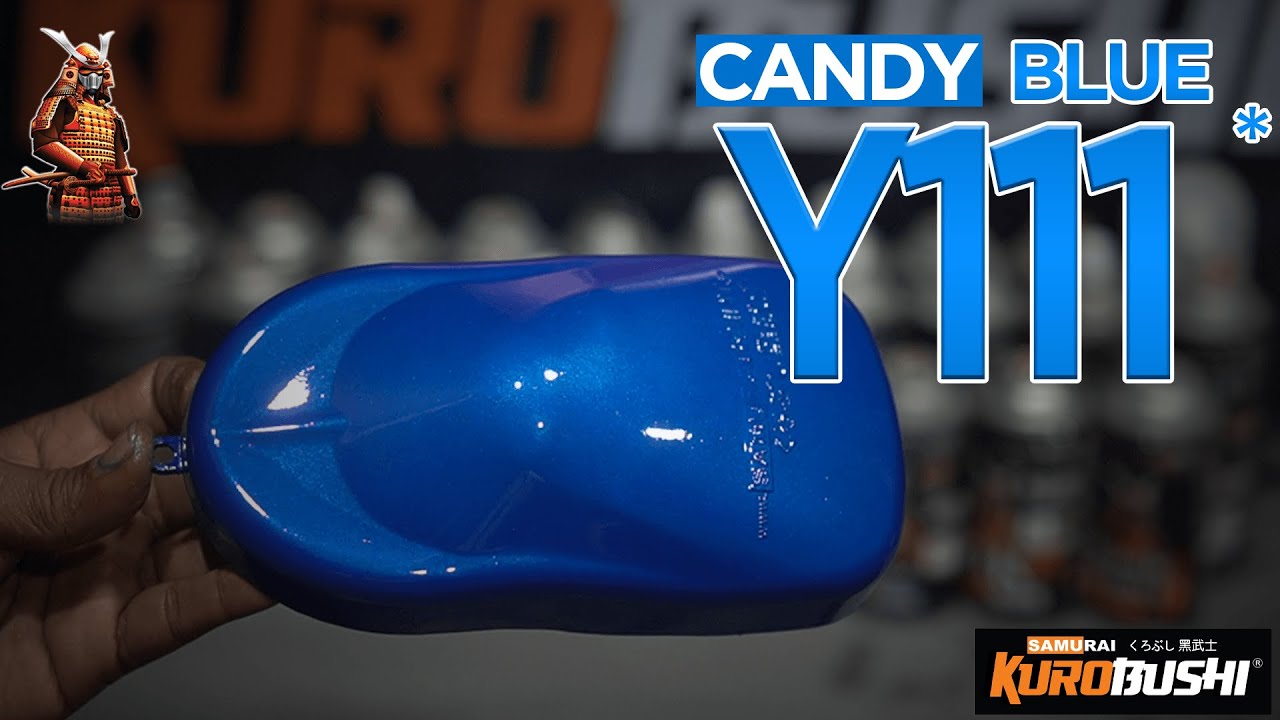 Warna Terbaru Samurai Paint! Candy Blue Y111* - YouTube