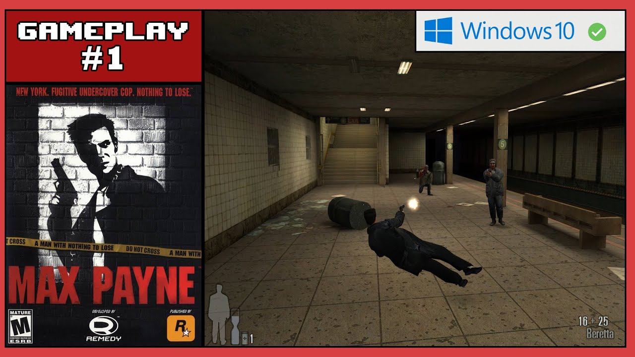 Max Payne (PC Gameplay, Windows 10, 2023) - YouTube