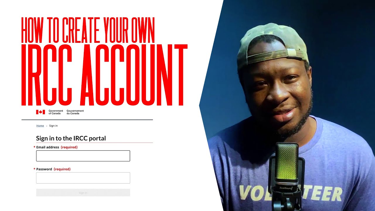 How to create your own IRCC Account to apply for your Canadian Study ...