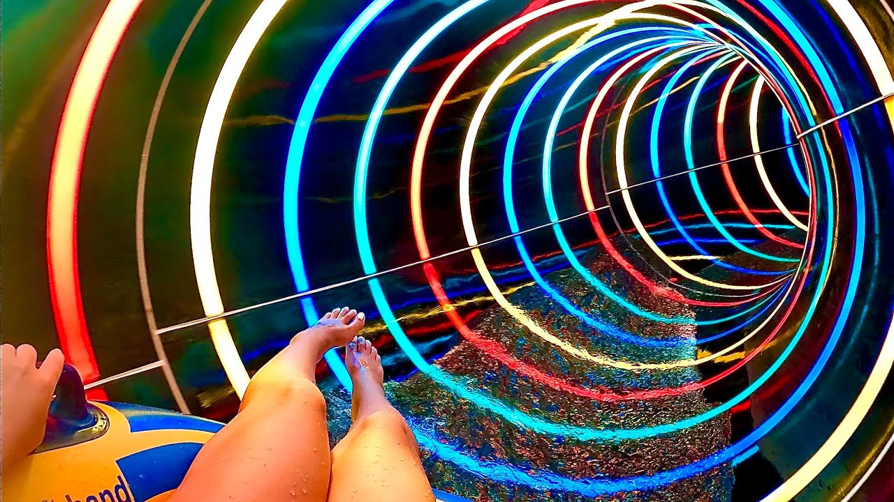 Space Boat Water Slide at Stella Palace Crete, Greece - YouTube